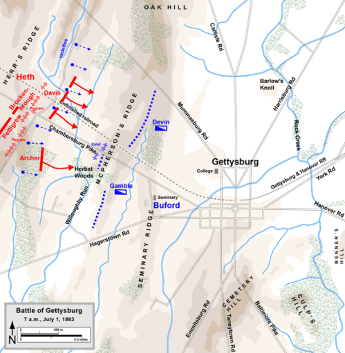 Gettysburg Day One Accident and Intent: How the Actions of Harry Heth ...